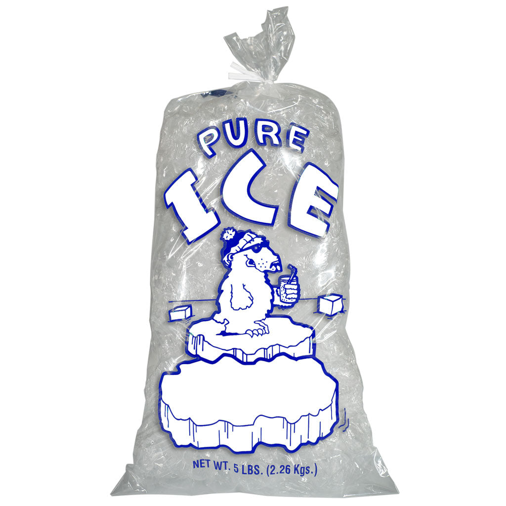 5 lb Ice Bags with Twist Ties (1,000 Bags/Case) – Ice Bags Direct